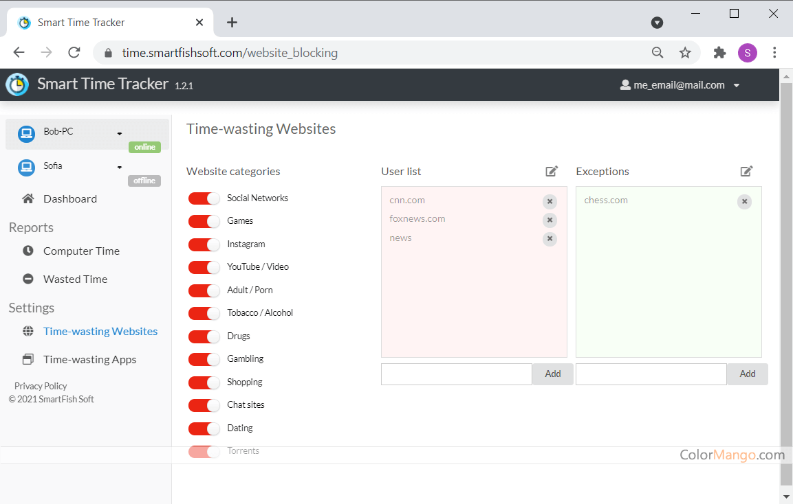 Smart Time Trackerクーポン:30% OFF